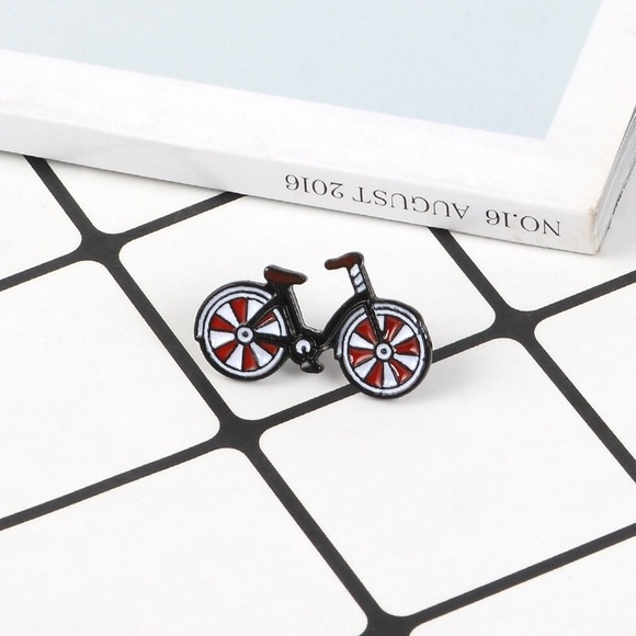 Jewelry | Only Ships With 15 Orders Cute Little Bicycle Enamel Pin ...